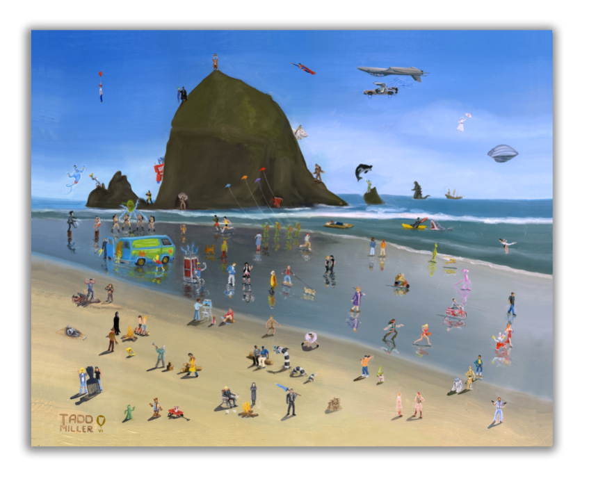 PRE-ORDER V1 - Bloony Floats A Sea of Fame #0060 - Print – Tadd Miller Art